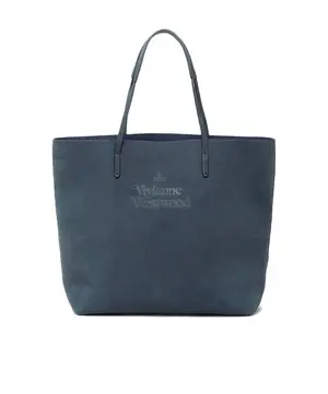 VIVIENNE WESTWOOD Logo Embossed Shopping Bag