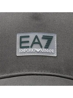 EA7 Logo Baseball Cap - Gray