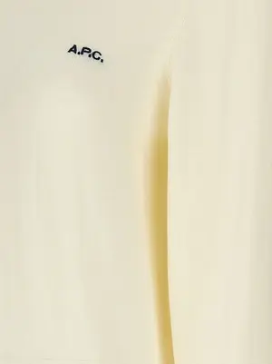 A.p.c. Crewneck Jumper With Logo Embroidery - Nude