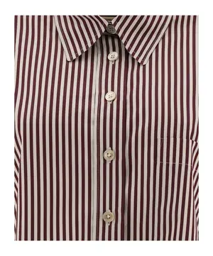 Isabel Marant Étoile Fleora Striped Shirt - Brown