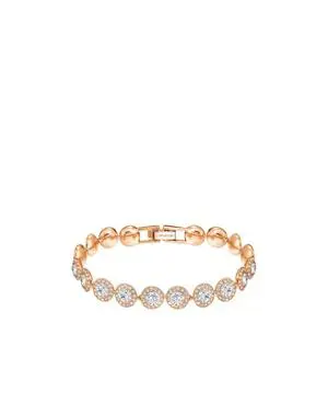 SWAROVSKI Angelic Bracelet With Rose Gold Plated Base - Yellow