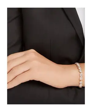 SWAROVSKI Angelic Bracelet With Rose Gold Plated Base