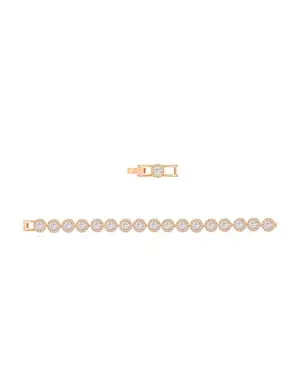 SWAROVSKI Angelic Bracelet With Rose Gold Plated Base