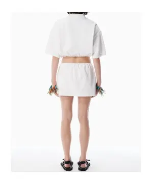 Alexander Wang Elasticated Waistband Buttoned Skirt