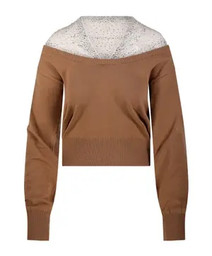 Giuseppe Di Morabito Embellished Off-shoulder Knitted Sweater - No