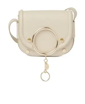 See By Chloé Logo Shoulder Bag - Nude