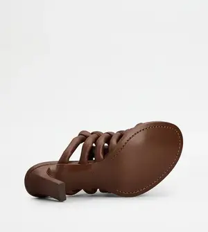 TOD'S Woven High Heel Mules