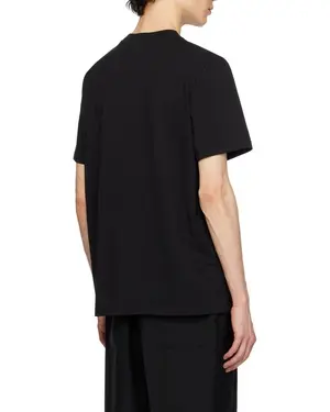 JIL SANDER Short-sleeved Crewneck T-shirt - Black