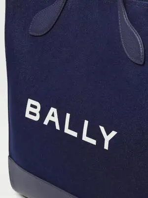 Bally Logo Printed Tote Bag