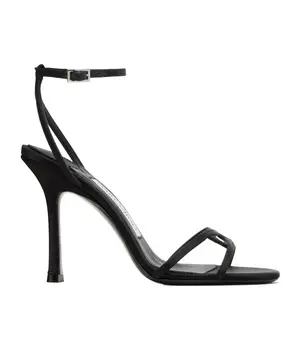 JIMMY CHOO Leo 100 High-heeled Sandals - Black