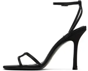 JIMMY CHOO Leo 100 High-heeled Sandals - Black