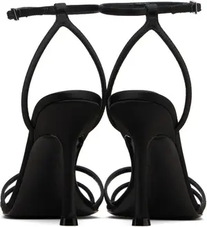 JIMMY CHOO Leo 100 High-heeled Sandals - Black