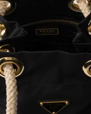 Prada Mariner Re-nylon Small Bucket Bag - Black