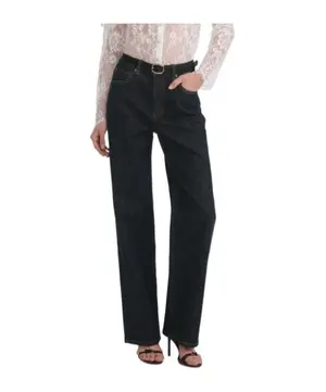 Self-portrait Belted Jeans For Women