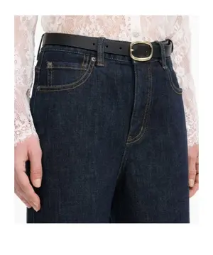 SELF-PORTRAIT 5-pocket Straight Jeans