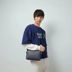 Gucci Ophidia Gg Zipped Shoulder Bag - Black
