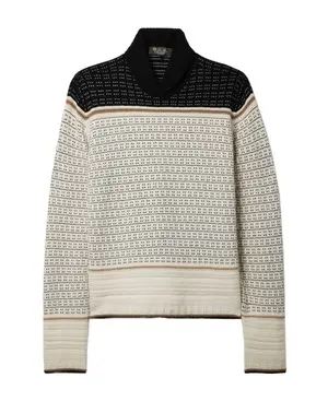 Loro Piana Jacquard Turtleneck Pullover