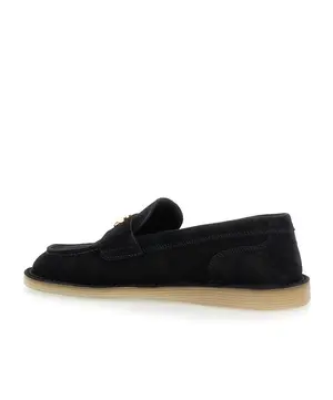 Dolce & Gabbana Logo Plaque Moccasins