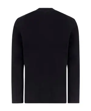 JAMES PERSE Long Sleeved Crew Neck T-shirt - Black