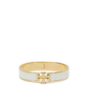 Tory Burch Kira Enamel Bracelet - Tory Gold / New Lvory