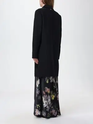 TWINSET Single-breasted Coat With Floral Embroidery
