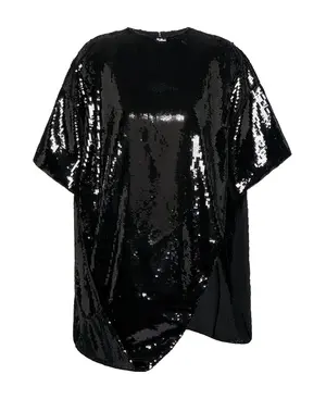 Valentino Garavani Sequin Embellished Crewneck T-shirt - Black