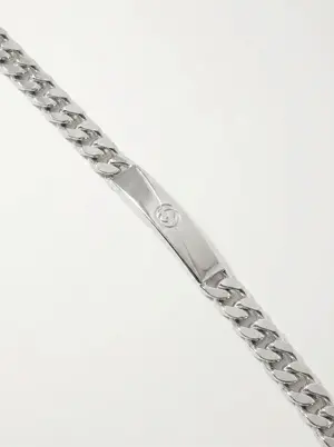 Gucci Diagonal Interlocking G Bracelet - Gray