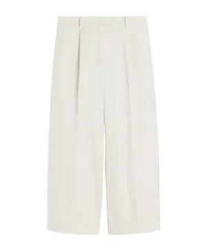 Max Mara Tailored Pleated Casual Pants - Ice