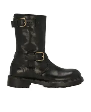 Dolce & Gabbana Bernini Buckled Biker Boots