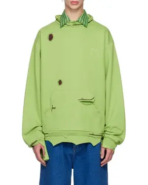 Marni Long-sleeved Distressed Sweatshirt