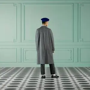 Gucci Single Breasted Houndstooth Checked Coat