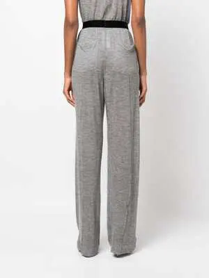 TOM FORD Logo Waistband Track Pants - Gray