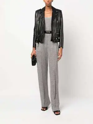 TOM FORD Logo Waistband Track Pants - Gray
