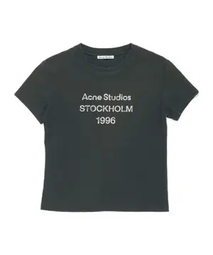 Acne Studios Logo Printed Crewneck T-shirt - No