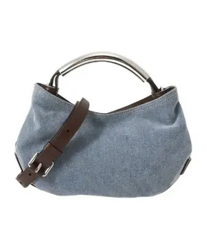 Moschino Denim Top Handle Shoulder Bag