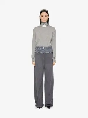 Givenchy Cashmere And Silk Turtleneck Sweater - Gray