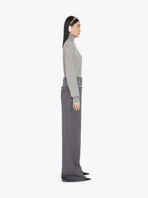 Givenchy Cashmere And Silk Turtleneck Sweater - Gray