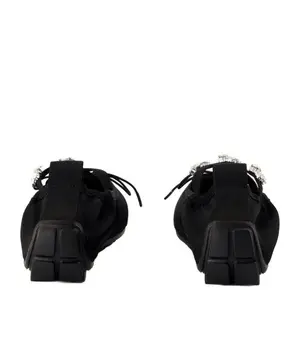 Simone Rocha Embellished Ballet Flats - Black