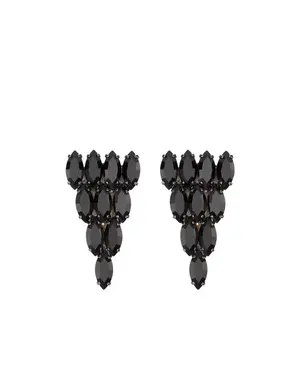 Gucci Geometric Shape Earrings - Black