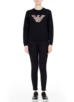Emporio Armani Logo Patterned Sweater