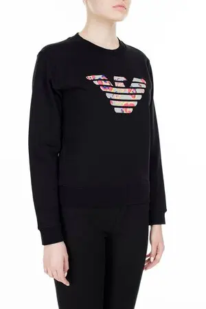 Emporio Armani Logo Patterned Sweater