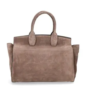 FERRAGAMO Studio Soft Suede Tote Bag