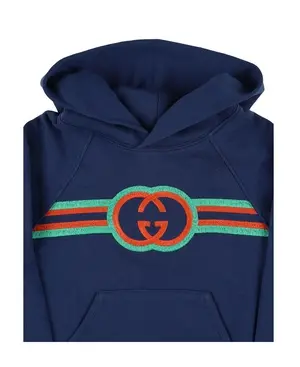 Gucci Long-sleeved Hooded Sweater With Interlocking G Detail