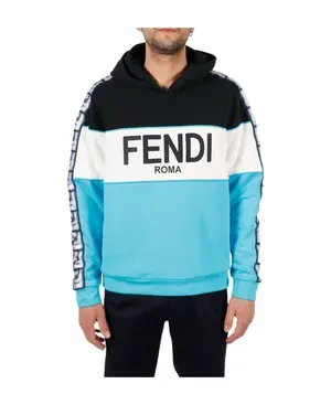 Fendi Logo Embroidered Hoodie