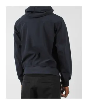 Stone Island Hooded Jacket With Logo Patch