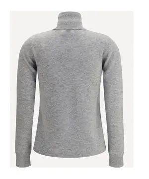 Max Mara Educata Ribbed Turtleneck Sweater
