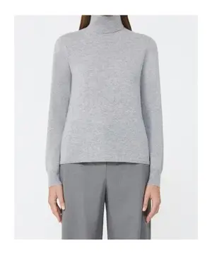 Max Mara Educata Ribbed Turtleneck Sweater