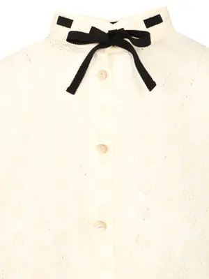 Valentino Garavani Embellished Bow Detail Shirt
