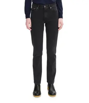 A.p.c. Molly Straight-leg Jeans In Stone Wash