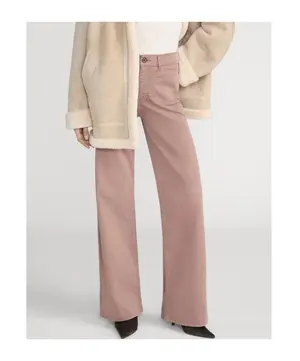 FRAME High Waist Flare Jeans - Lavender
